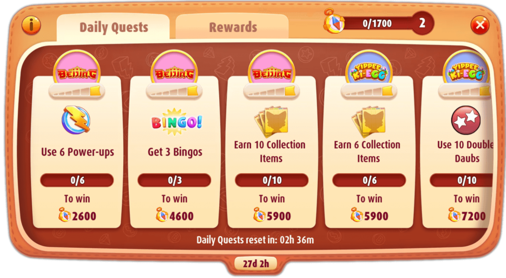 Daily Quests - The Game Reward