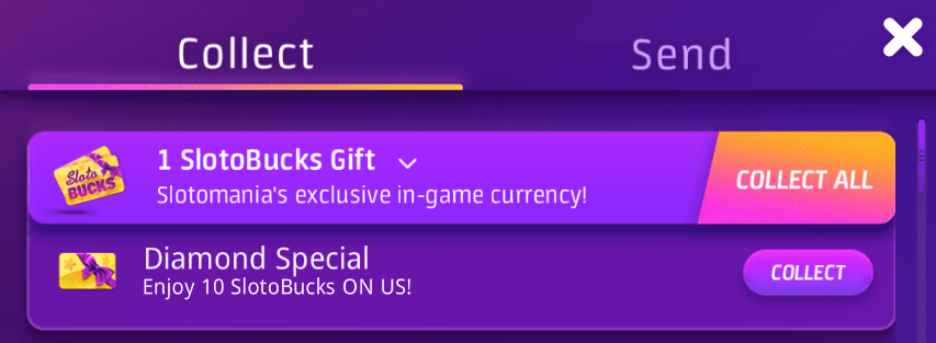 Sloto Bucks Giftcards - The Game Reward