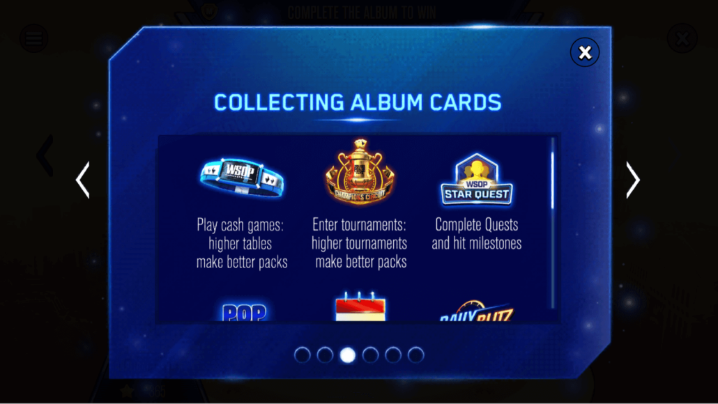 WSOP Album - The Game Reward