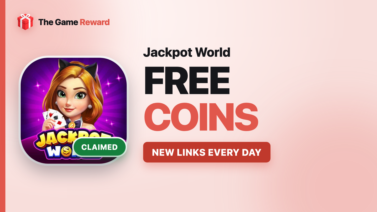 Jackpot World Free Coins — Daily Links & Codes 2026